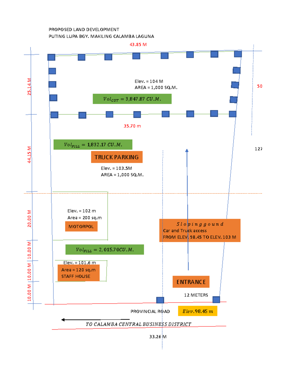 MIKE Proposed Development PLAN - PROPOSED LAND DEVELOPMENT PUTING LUPA ...