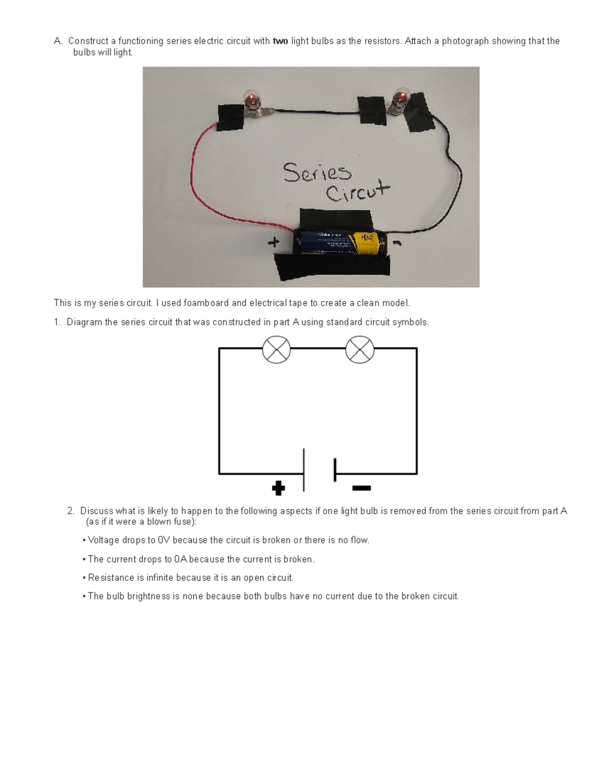 Task 4: Series and Parallel Circuits - Construction and Analysis - Studocu