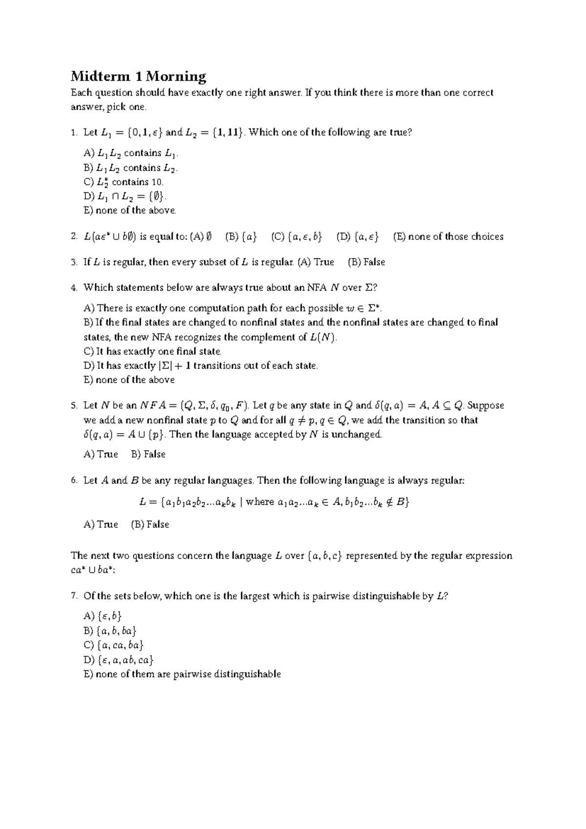 CSC320 Midterm 1 Exam Questions and Answers - Studocu