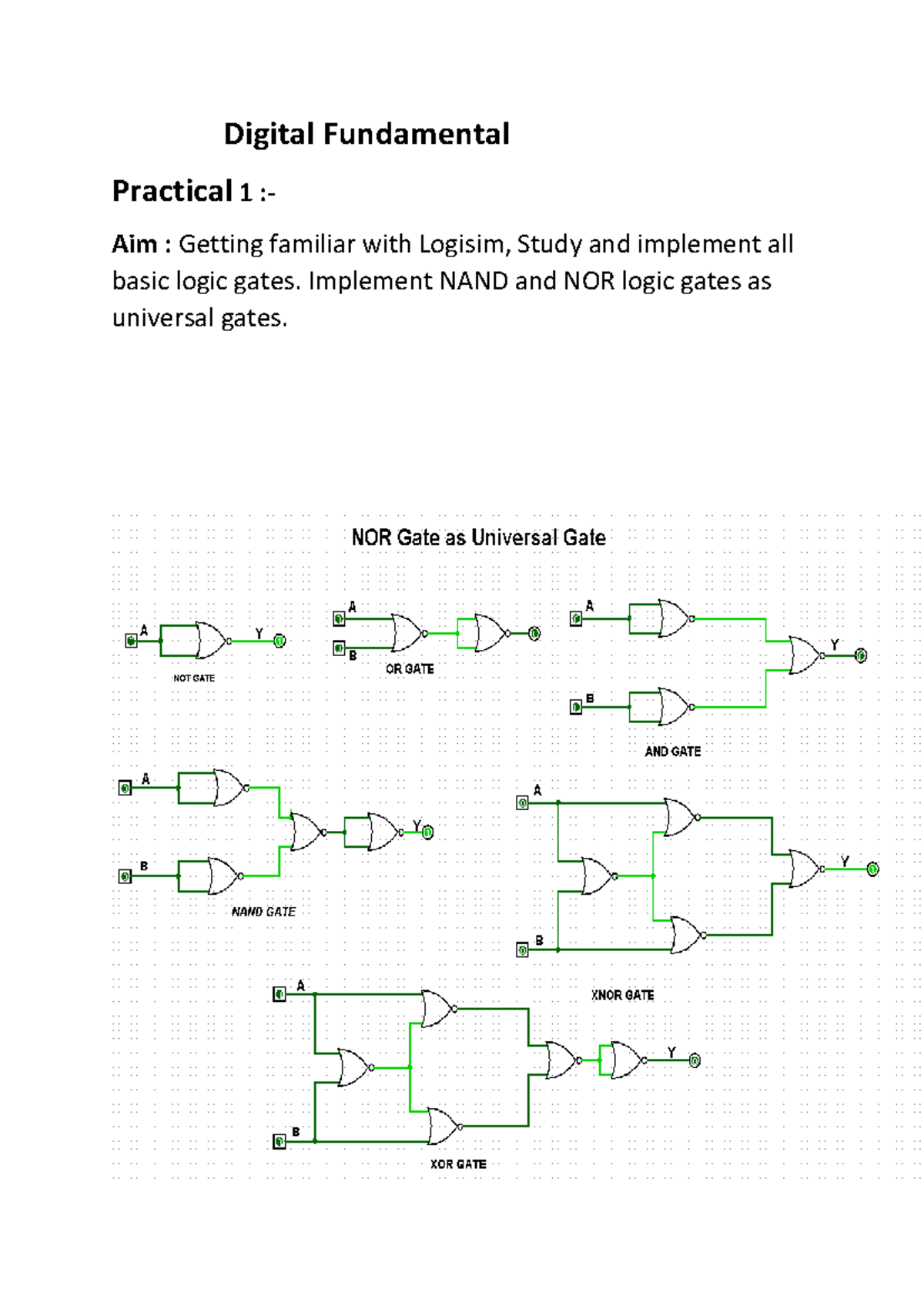 Digital Fundamentals: Practical Exercises on Logic Gates and Circuits ...