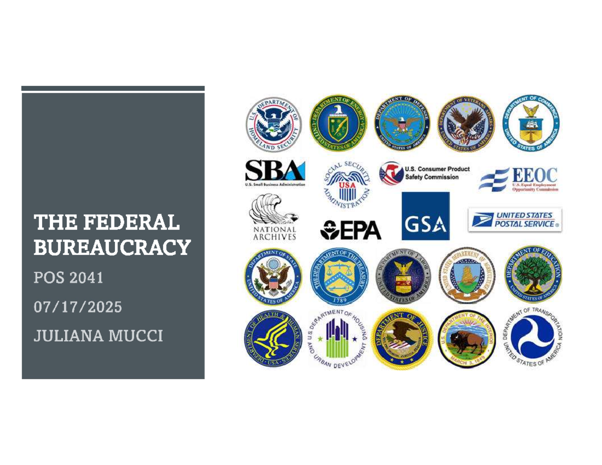 Bureaucracy 101: Understanding the U.S. Federal Bureaucracy System ...