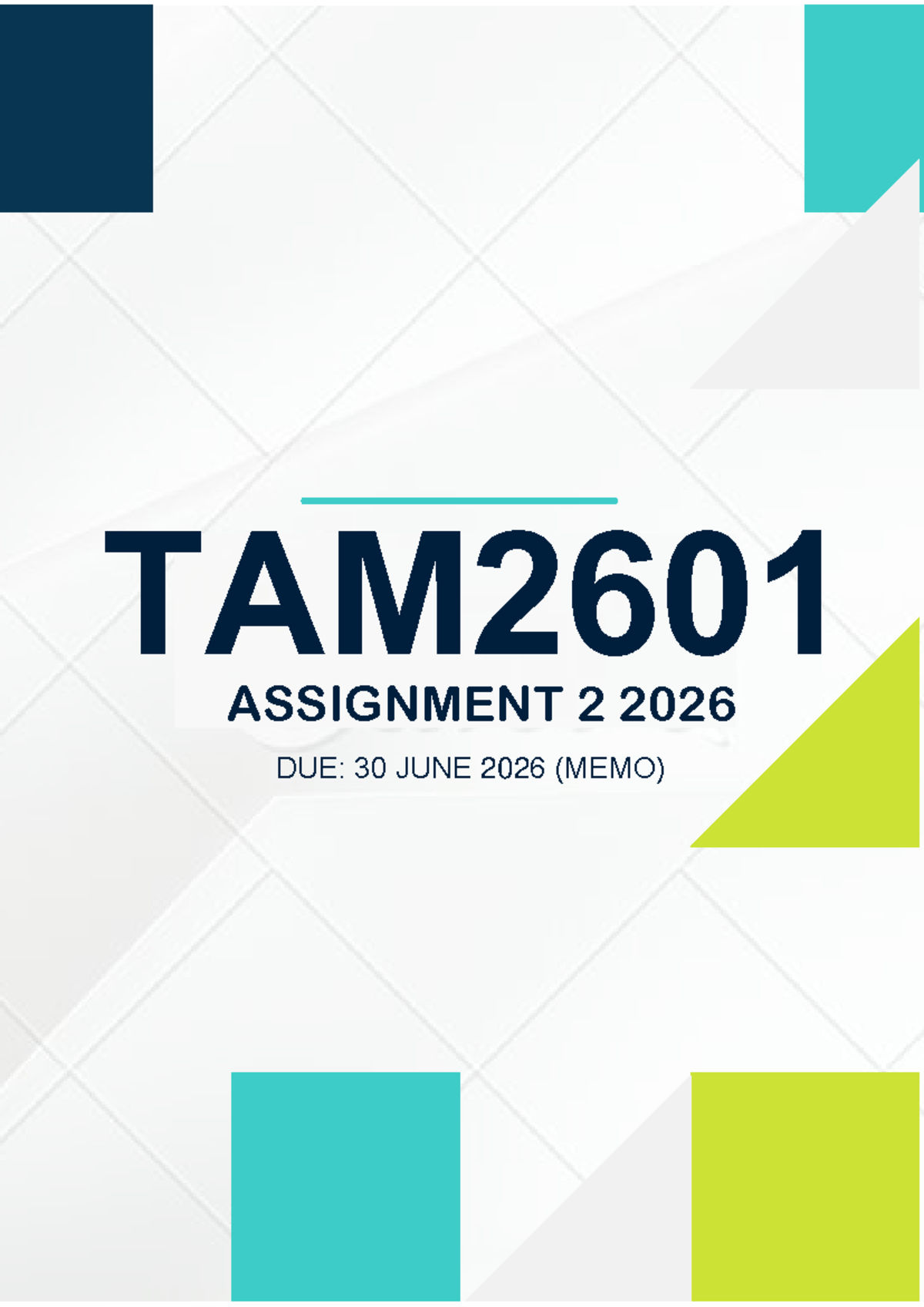 TAM2601 Assignment 2 Memo: Integrating Classroom Management Functions ...