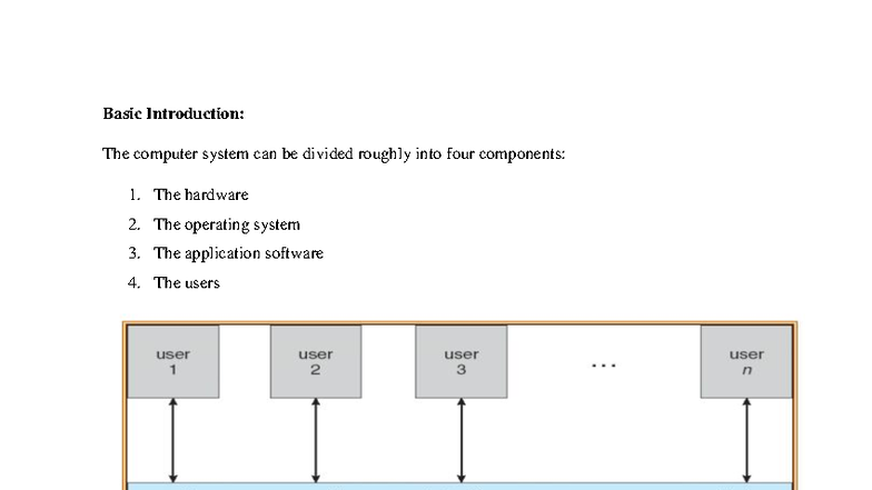 Week 1 Lecture Notes: Introduction to Operating Systems - BIT 2223 ...
