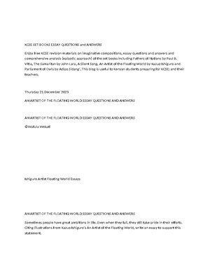 [Solved] richard ntiru The Pauper Analyse the poem for me the emotions ...