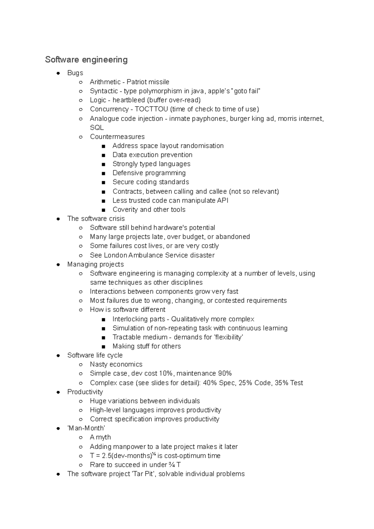 Software engineering - NHS NPfIT Iterative development Develop, build ...