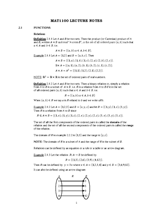 MATH 1100 TEXT BOOK - UNIVERSITY OF ZAMBIA SCHOOL OF NATURAL SCIENCES ...