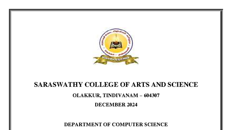 23UCSCC43 - Java Programming Syllabus and Key Concepts 2024-2025 - Studocu