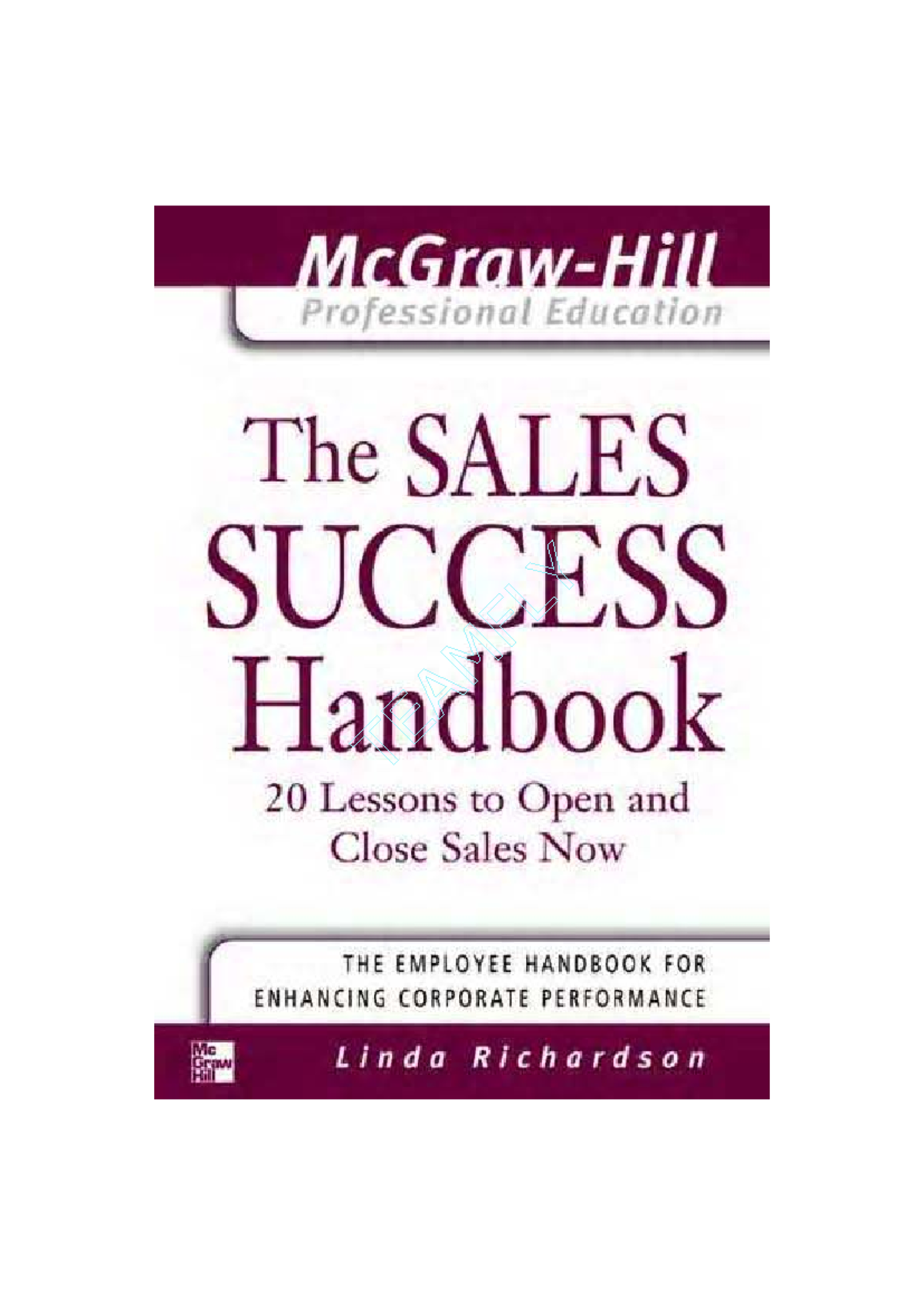 - The Sales Success Handbook-Mc Graw-Hill - - Studocu