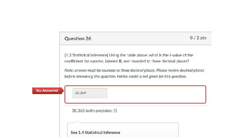 HW1 Quiz - Statistical Inference and Model Fit Analysis - Studocu