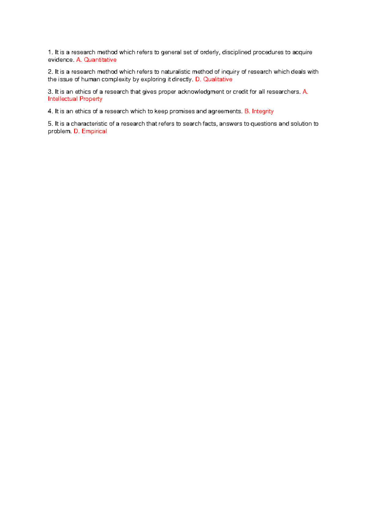 Practical Research Methods & Ethics Overview - PR 7 - Studocu