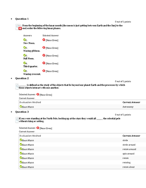 Astronomy Midterm 2 Practice Questions - Astronomy Midterm # Question 1 ...