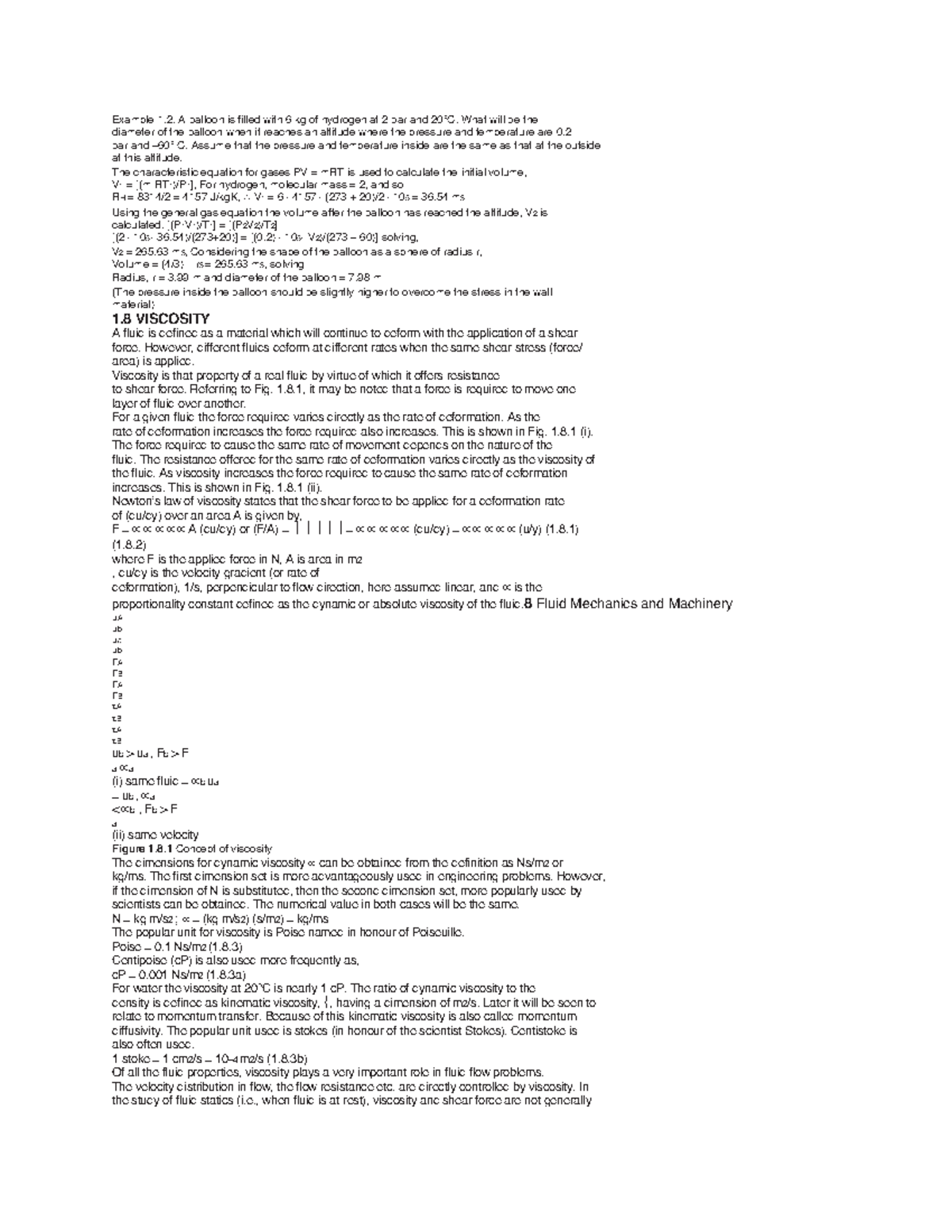 Fluid Mechanics: Balloon Volume & Viscosity Analysis (Doc1) - Studocu