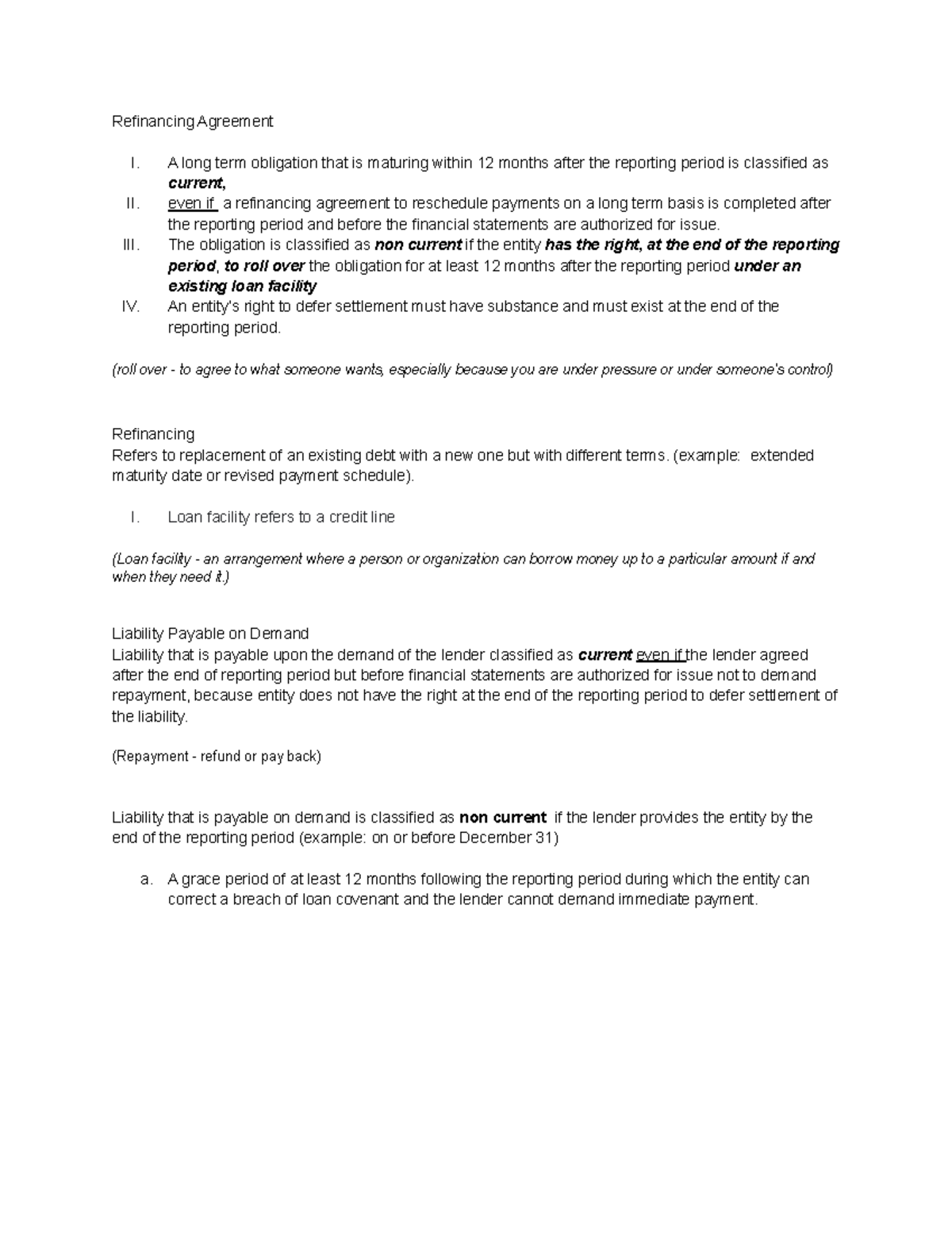IA - Liability Analysis Part 2: Refinancing and Payables Explained ...