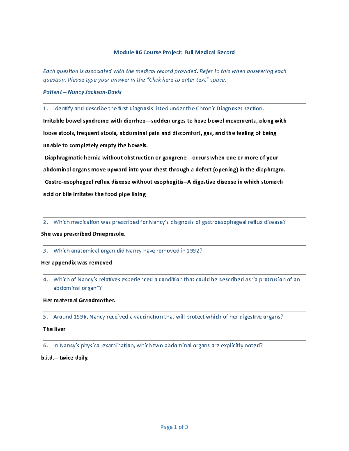 Module 06 Course Project Assignment Template Module 06 Course Project 0906