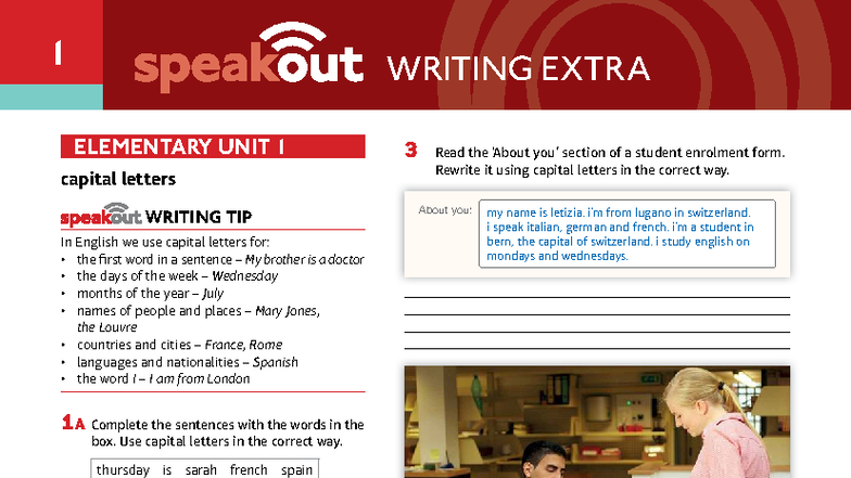 410 Speakout Elementary 2nd Edition: Writing Extra with Key (2016) - Studocu