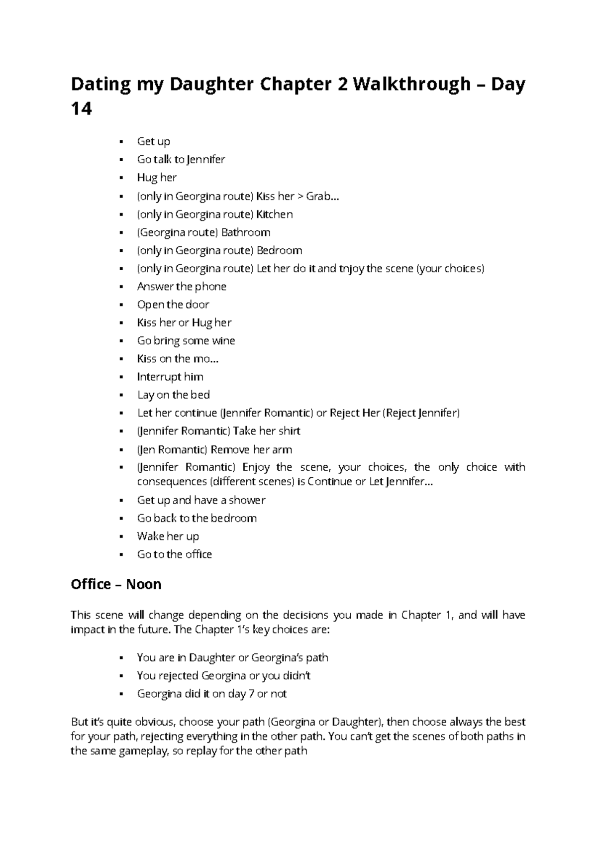 DMD Walkthrough: Chapter 2 Guide for Overcoming Choices - Studocu