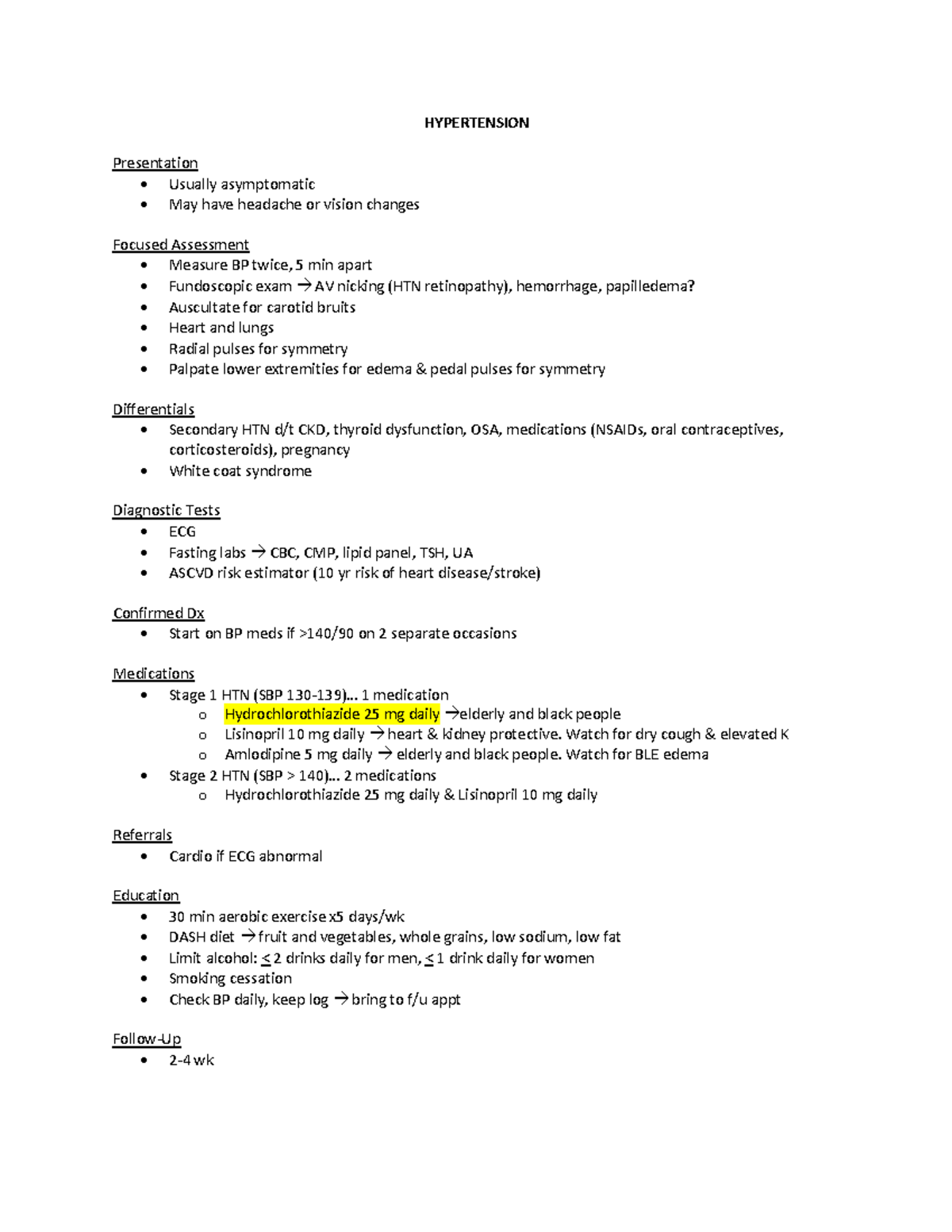 VISE-Topics - vise call - HYPERTENSION Presentation - Usually ...
