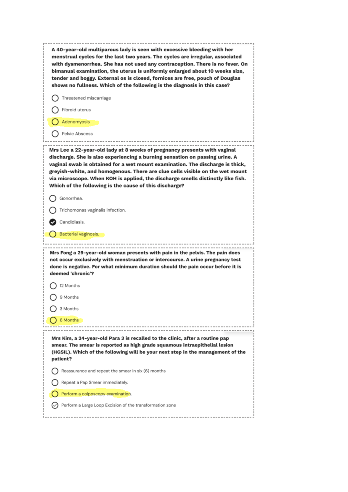 FA4 Gynaecology Case Studies and Clinical Scenarios - Studocu