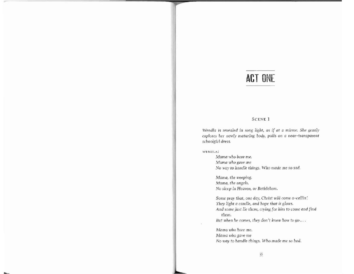 ACT ONE SCENE 1: Spring Awakening Script Analysis and Character ...