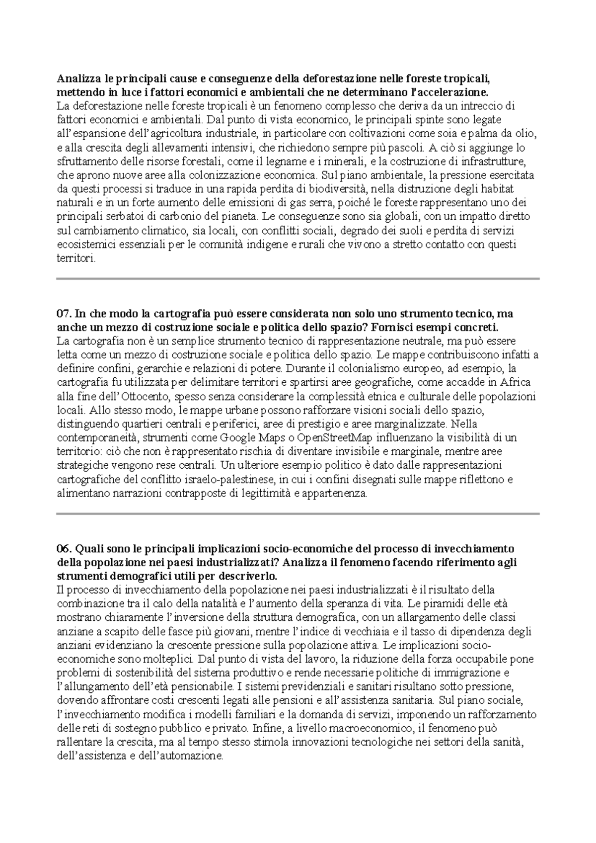 Analisi delle Cause e Conseguenze della Deforestazione Globale: Fattori ...