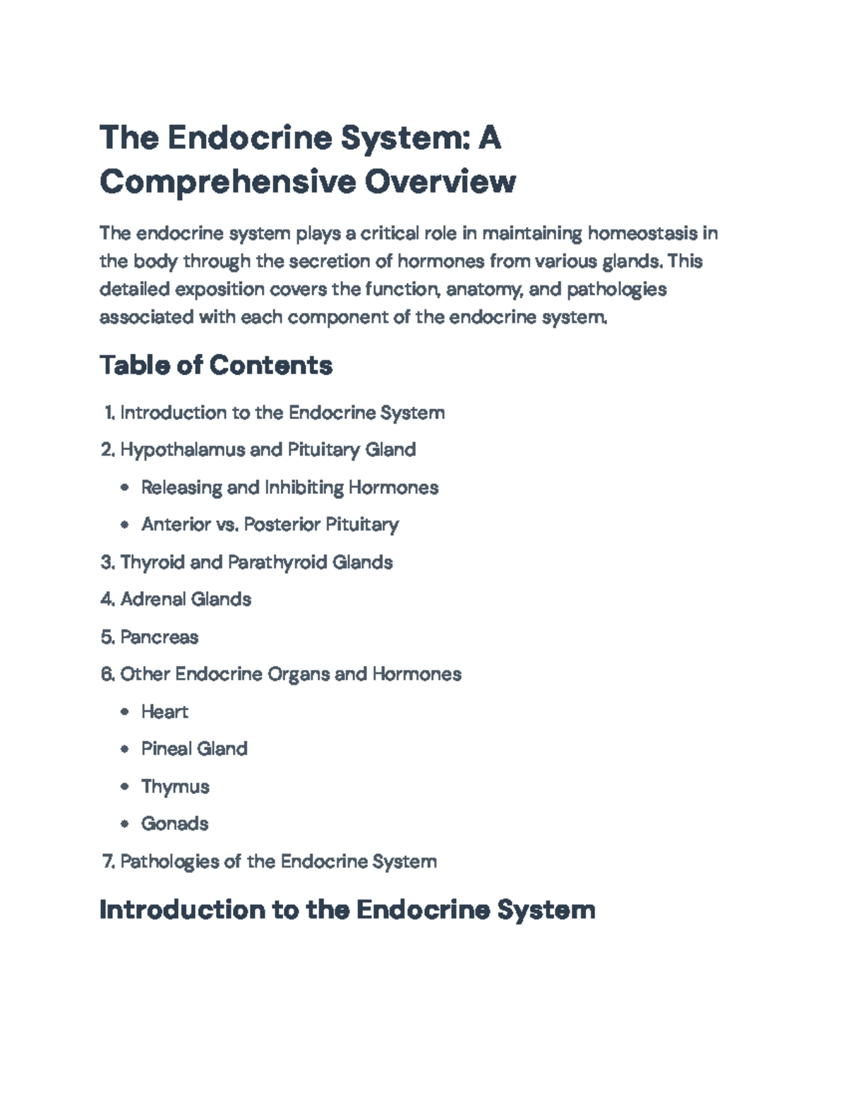 Endocrine System Overview: Functions, Anatomy, and Pathologies - The ...