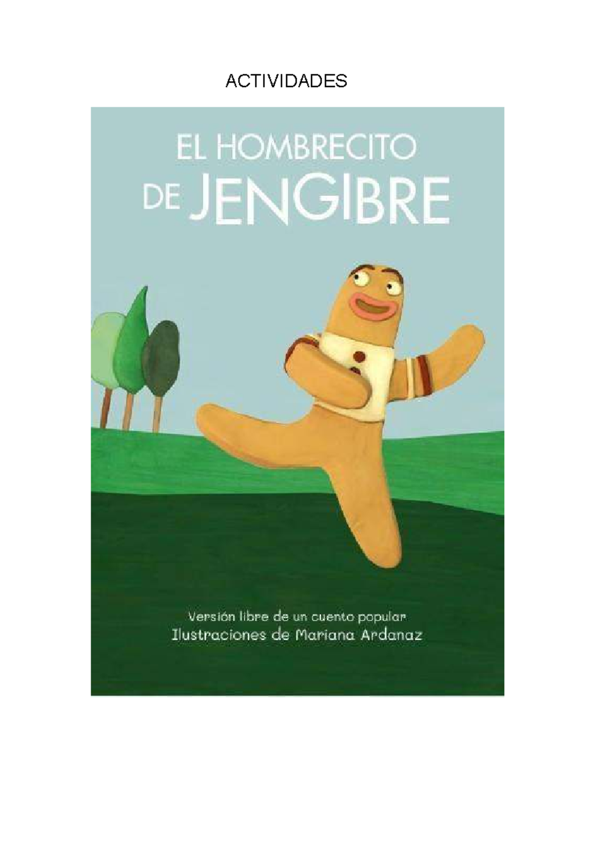Actividades Didácticas: El Hombrecito de Jengibre para NIÑOS - Studocu