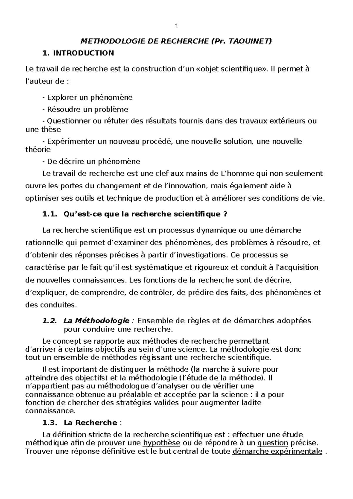 Méthodologie de Recherche Scientifique : Guide Pratique pour Étudiants ...