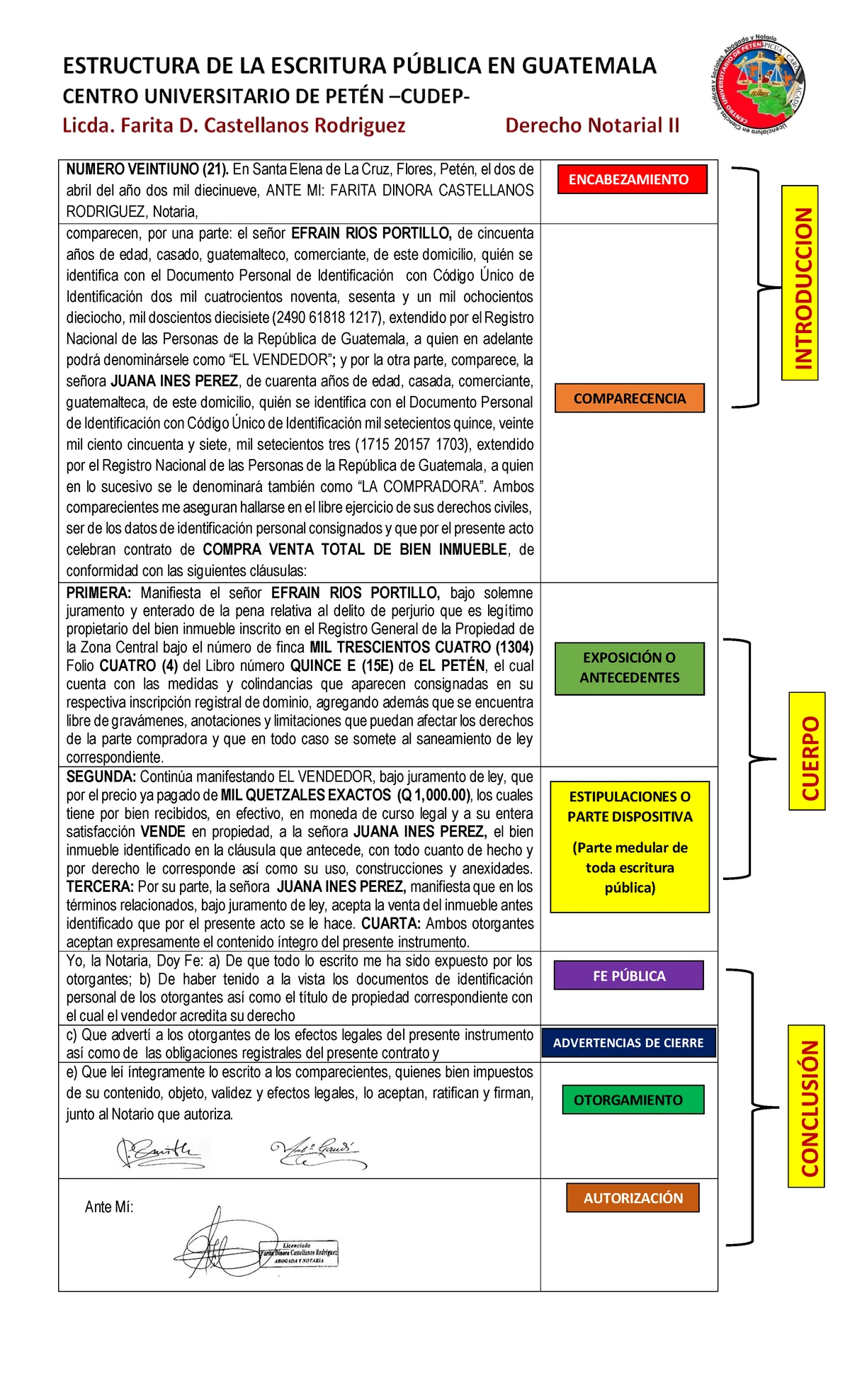 Atestados DEL Protocolo - ATESTADOS DEL PROTOCOLO. Articulo 17 Código ...