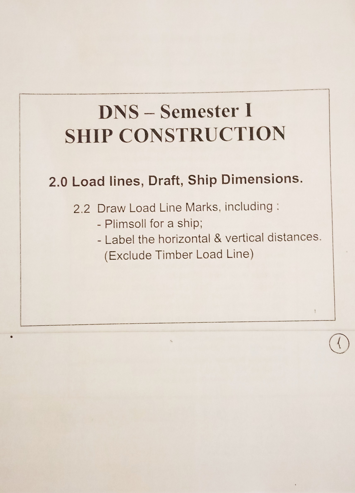 Ship Construction II - Lecture Notes Summary - Studocu