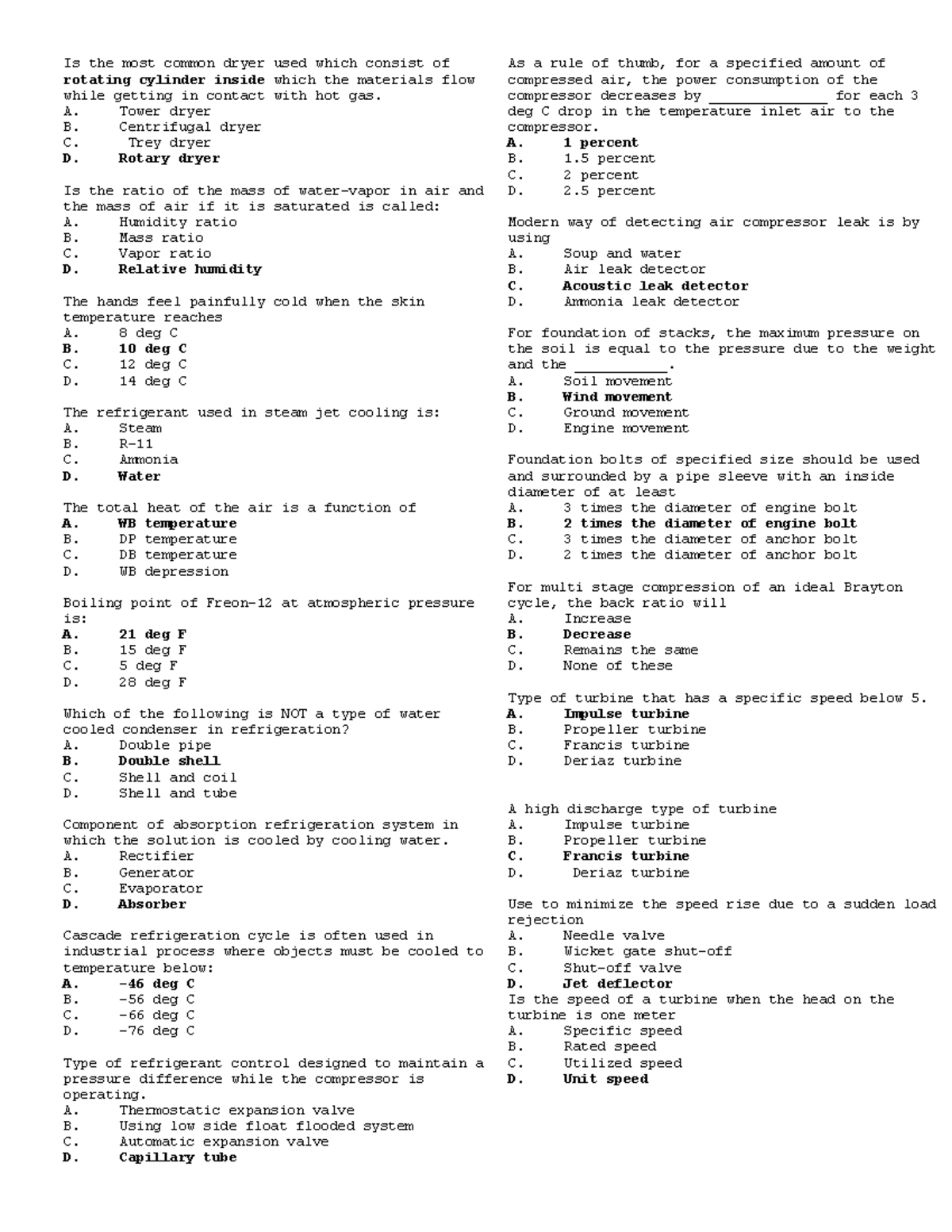Ibong Tiririt PIPE 7 - Refrigeration Concepts and Equipment Review ...