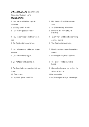 A Collection of Afrikaans poems with Eng-2 - See discussions, stats ...