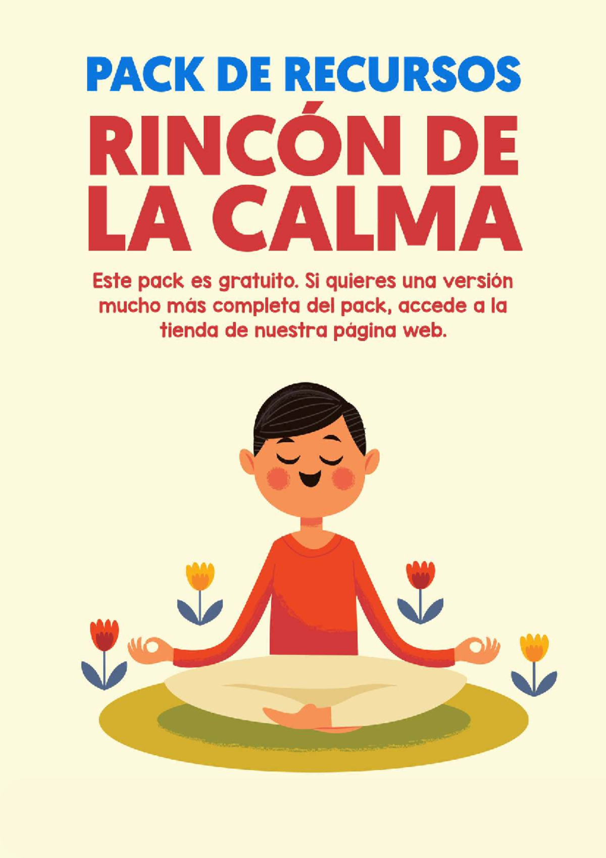 Rincon de la Calma Gratis(©Proferecursos - PACK DE RECURSOS RINCÓN DE ...