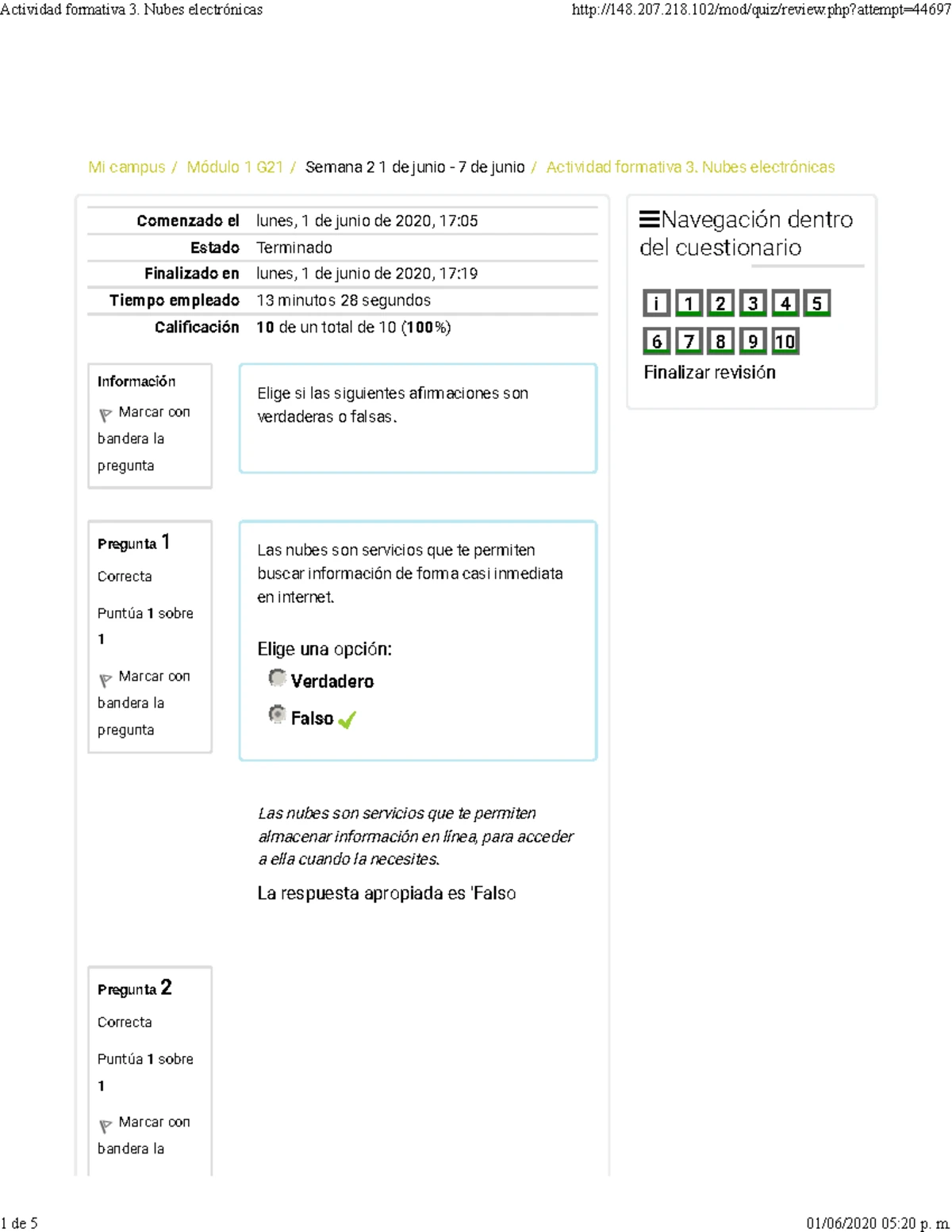 Cuestionario. AF2. Textos literarios fondo, forma y lenguaje - Mi campus / Módulo 4 G21 / Semana ...