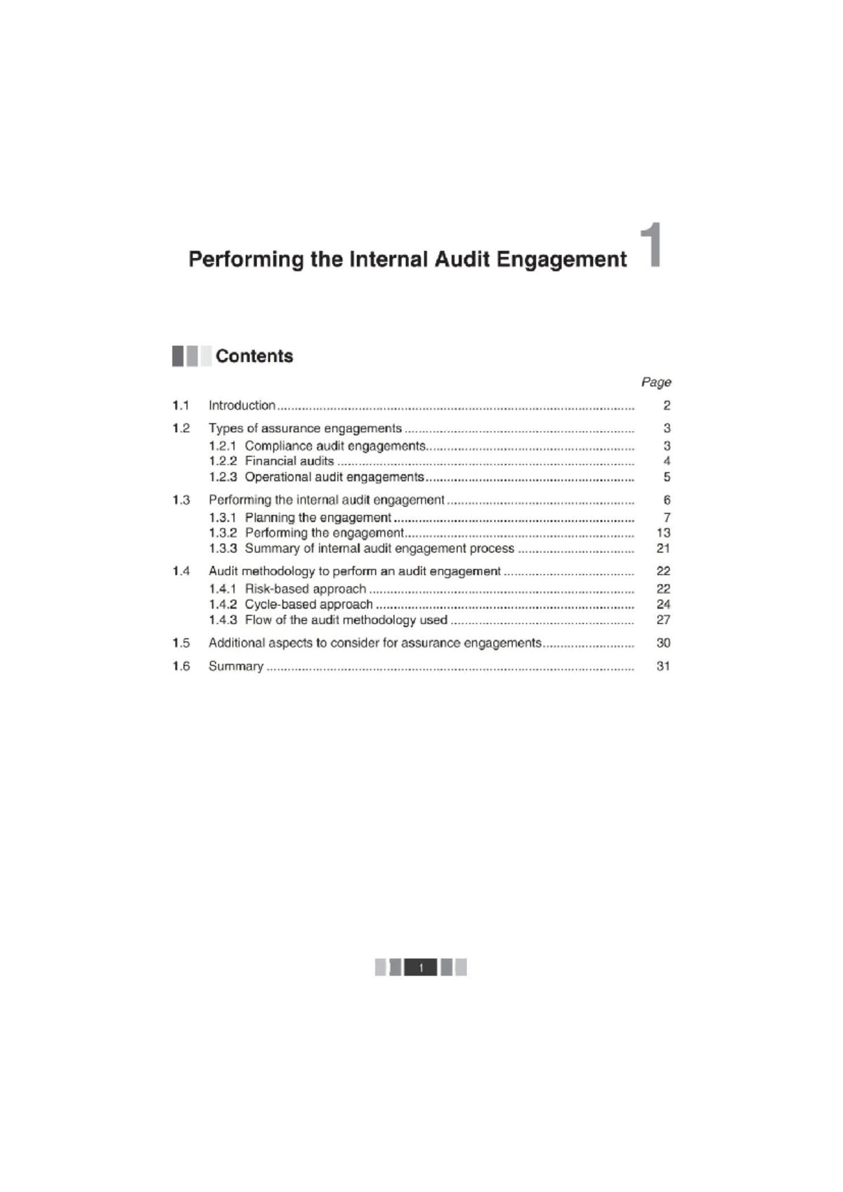 RED BOOK - Chapter 1 - Summary of Internal Audit Engagement Process ...