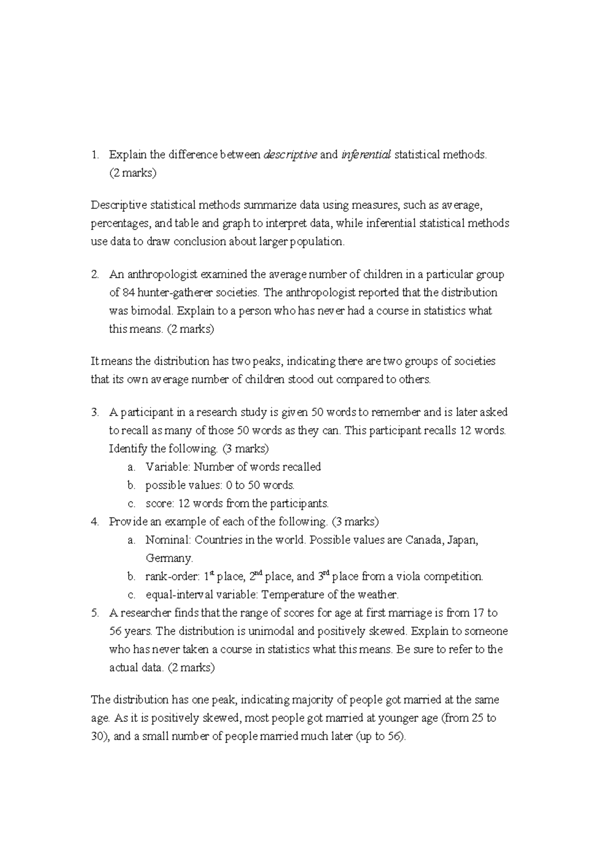 Statistical Methods Explained: Descriptive vs Inferential (STAT101 ...