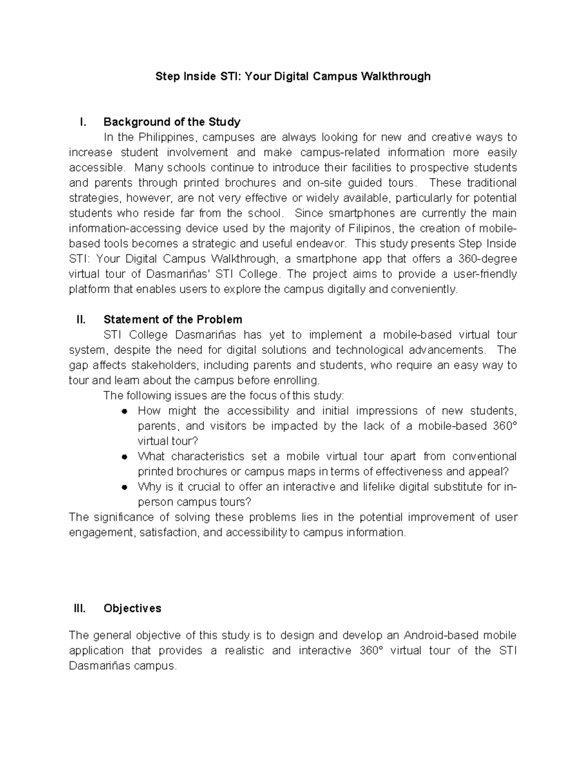 Case Study: Step Inside STI - Digital Campus Walkthrough App ...