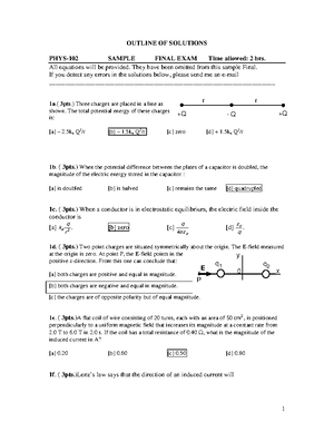 Midterm Equation Sheet for Physics: Key Formulas and Concepts - Studocu
