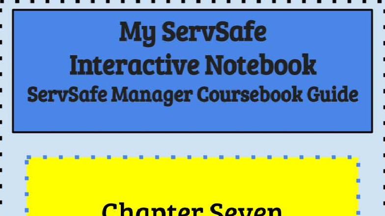 ServSafe Manager Course (RB 3518) Chapter 7: Food Storage Guidelines ...