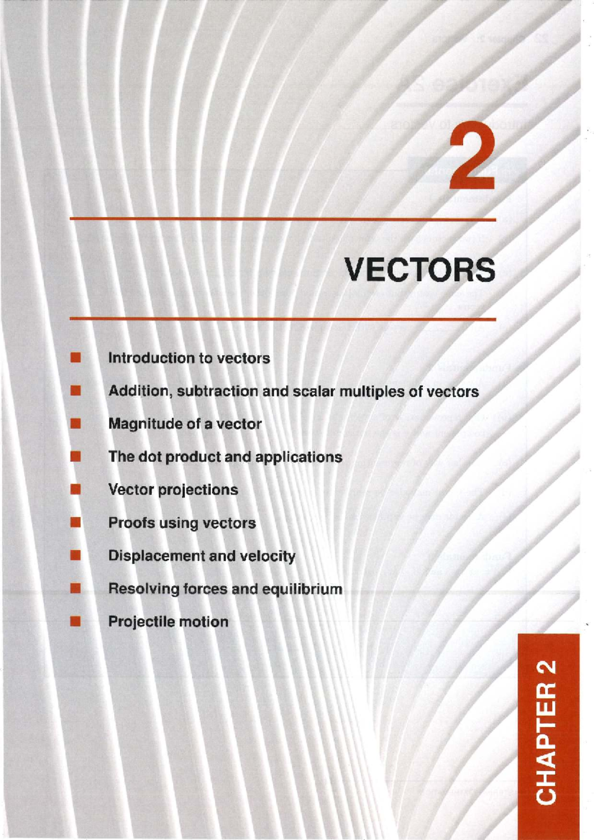 MASTERING MATHEMATICS 2: Vectors - Concepts and Exercises - Studocu
