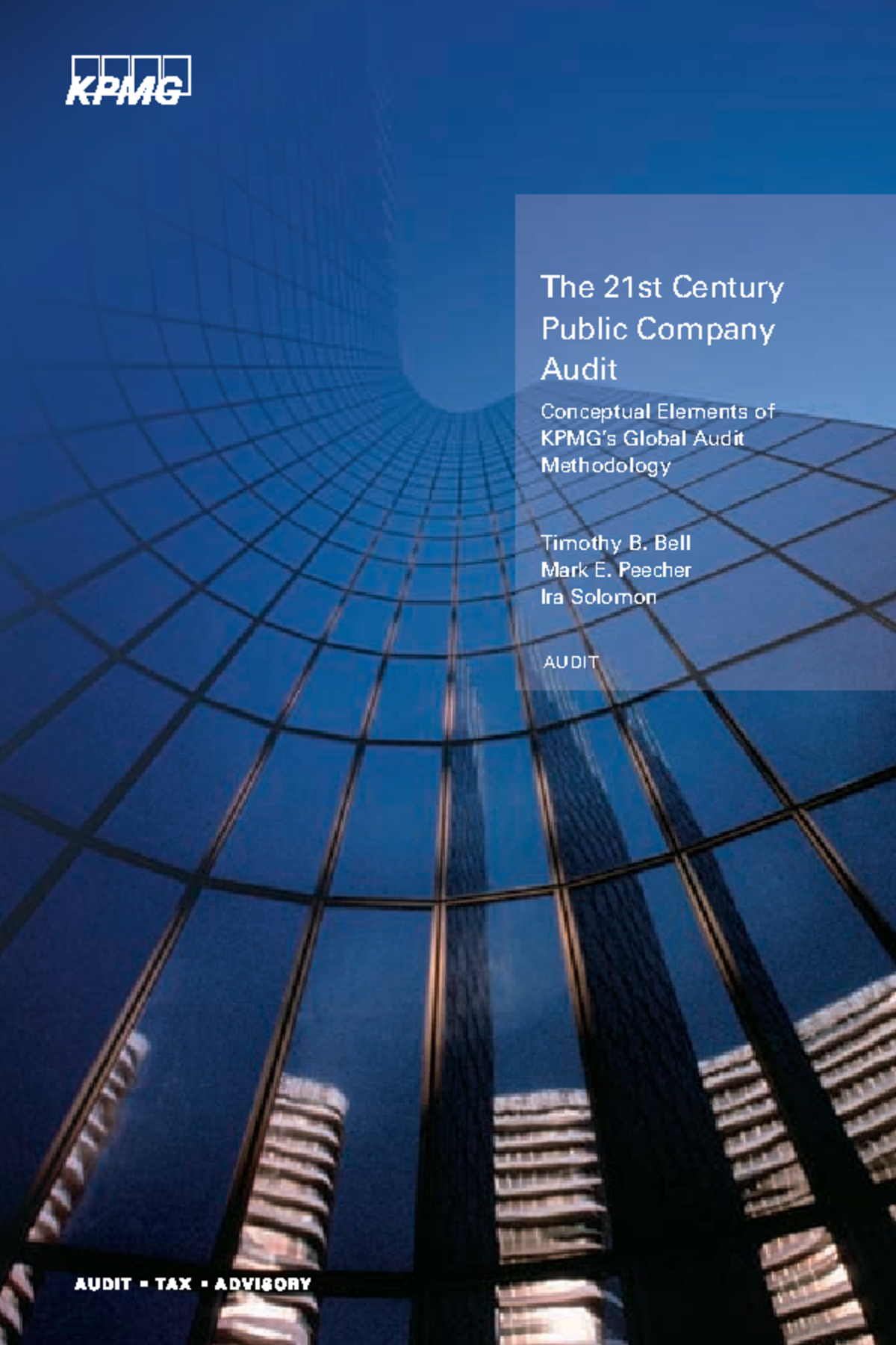 21st Century Public Company Audit: Elements of KPMG Audit Methodology ...