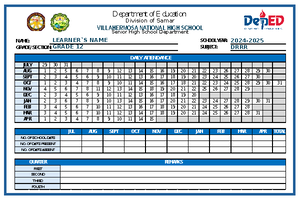 Weekly Lesson LOG Template - Republic of the Philippines Department of ...