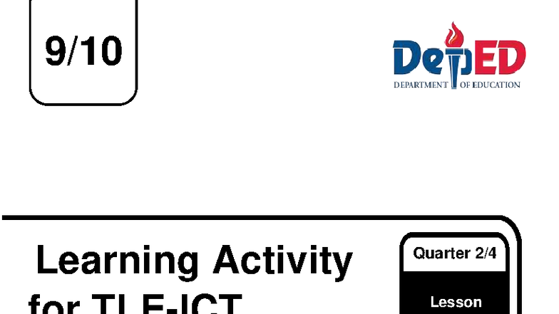 Learning Activity for TLE ICT 9-10: CSS Box Model & Animations - Studocu