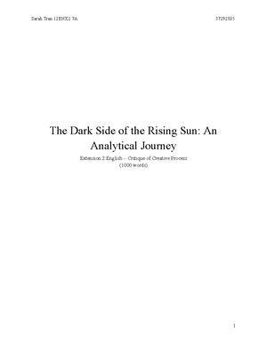 [Solved] write an in depth plan outline for a major work rearding the ...