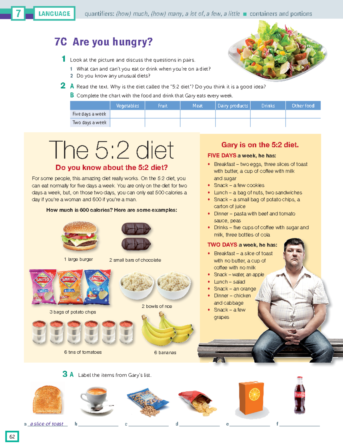 Lección 7C y 7D: Cuantificadores en la Dieta 5:2 y Peticiones Formales ...
