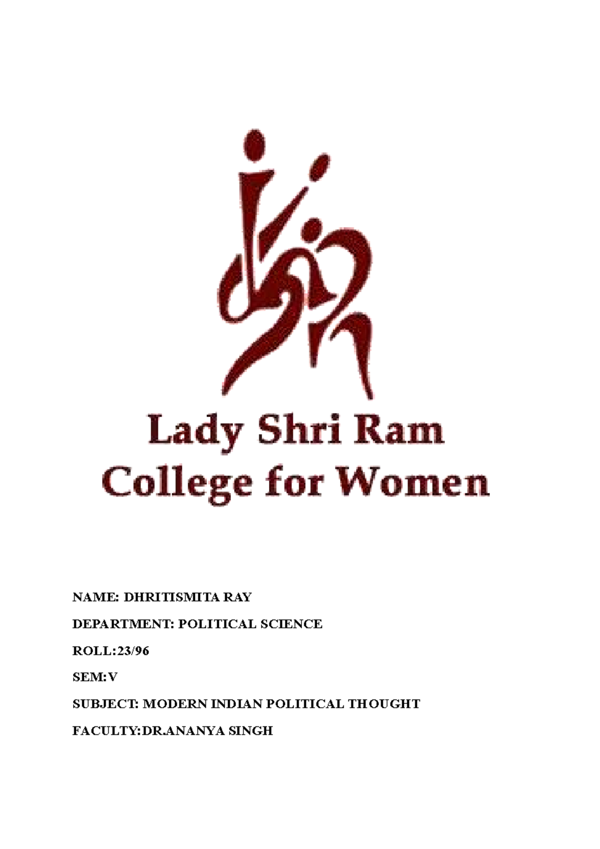 Modern Indian Political Thought: Challenges of Stigma, Gender, and ...