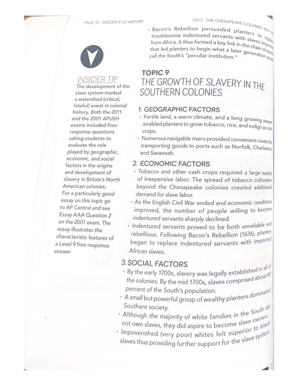 US HISTORY CH 2 & 4: THE CHESAPEAKE & MIDDLE ATLANTIC COLONIES - Studocu