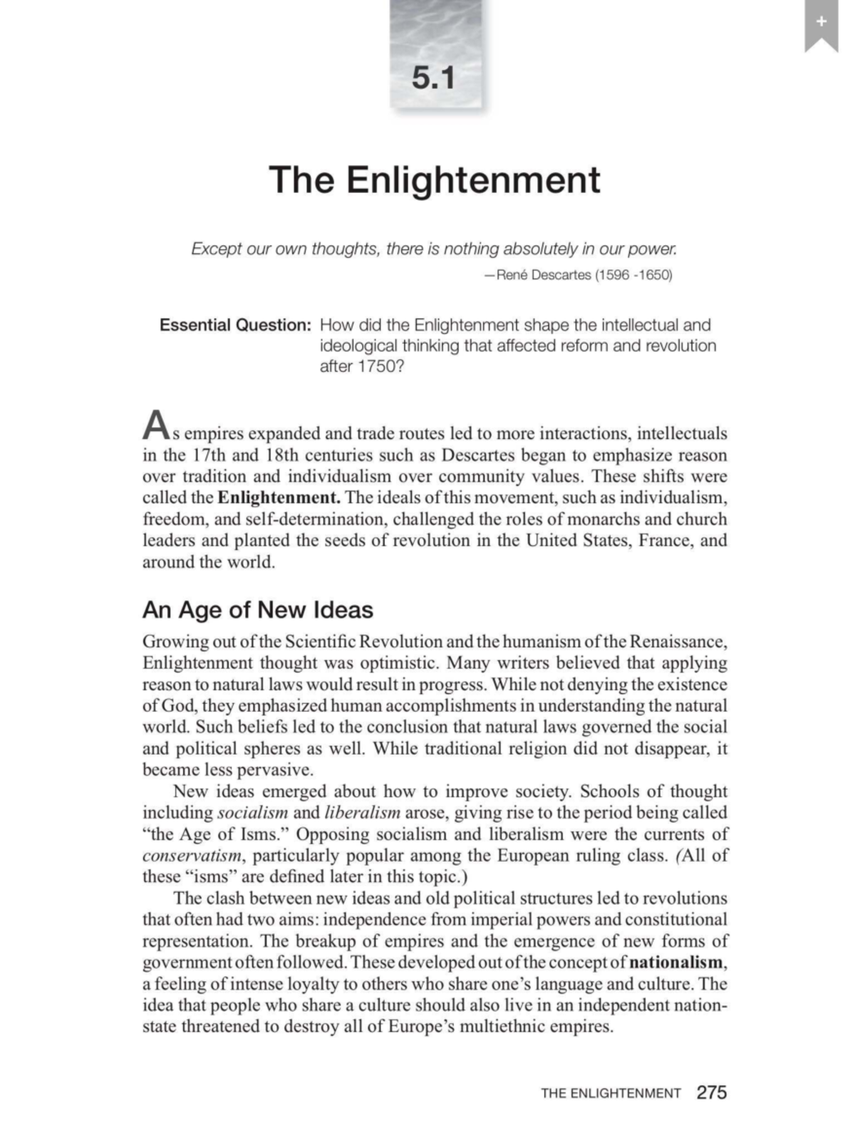 5.1 Enlightenment Ideas: Impact on Reform & Revolution (HIST 101) - Studocu