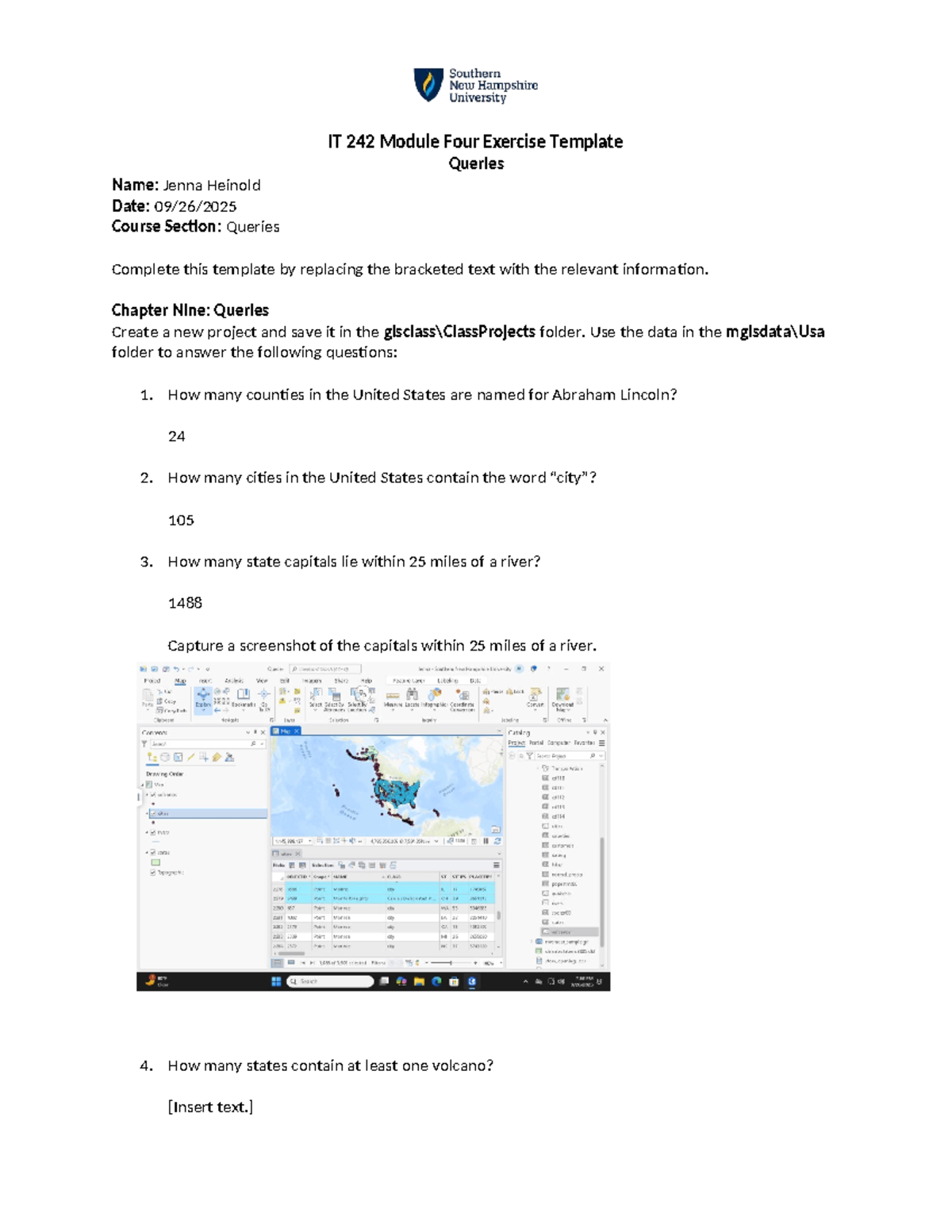IT 242 Module Four Exercise: Queries and Data Analysis - Studocu