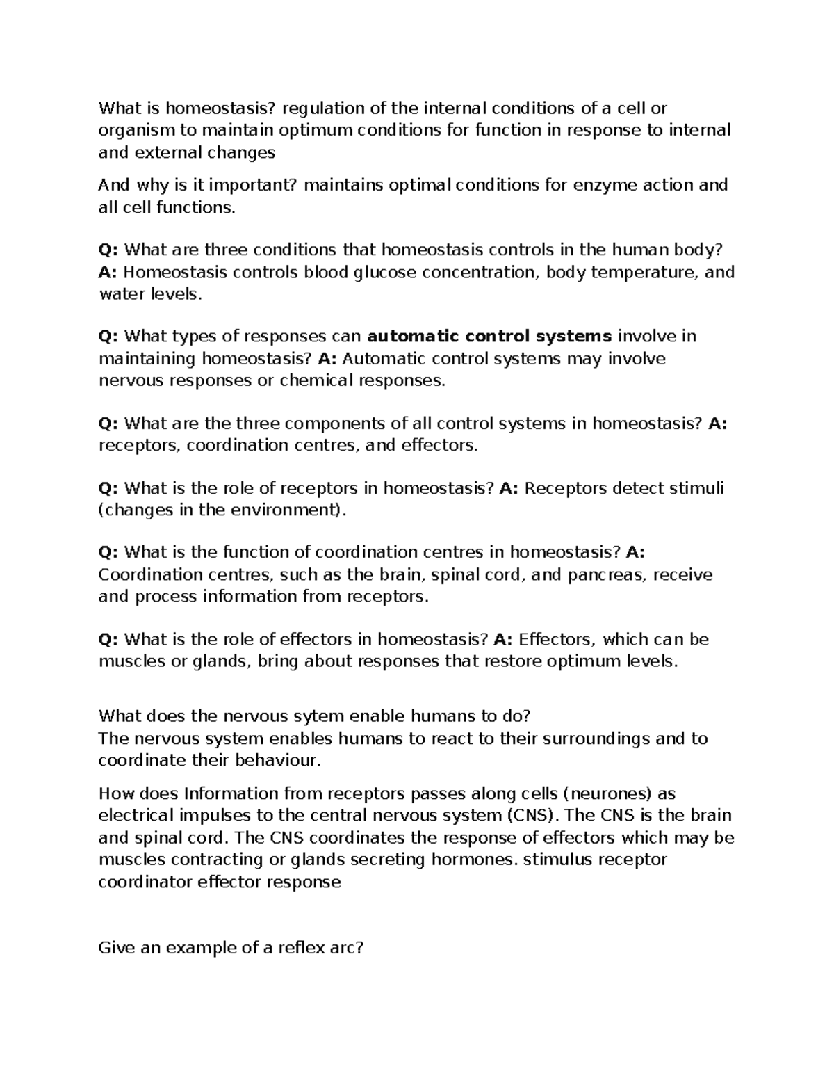 Biology paper 2 GCSE practice question according to the spec - What is ...