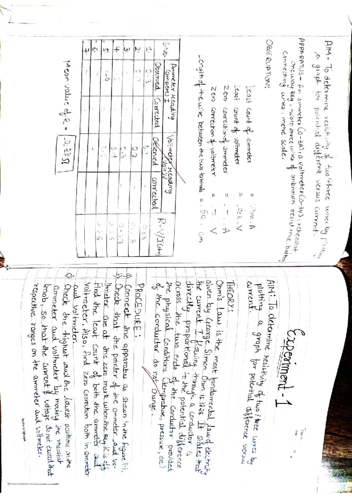 Physics LAB Manual 2025-26: Experiments on Resistivity and Circuit Laws ...
